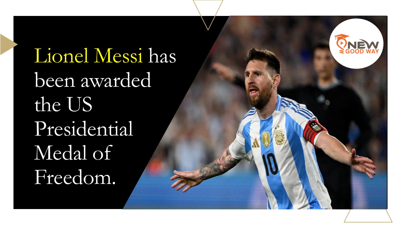 Lionel Messi has been awarded the US Presidential Medal of ...